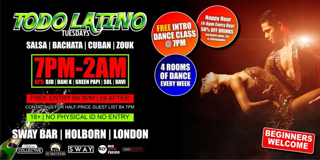 Salsa and Bachata Dance Events in London, England | GO Latin Dance