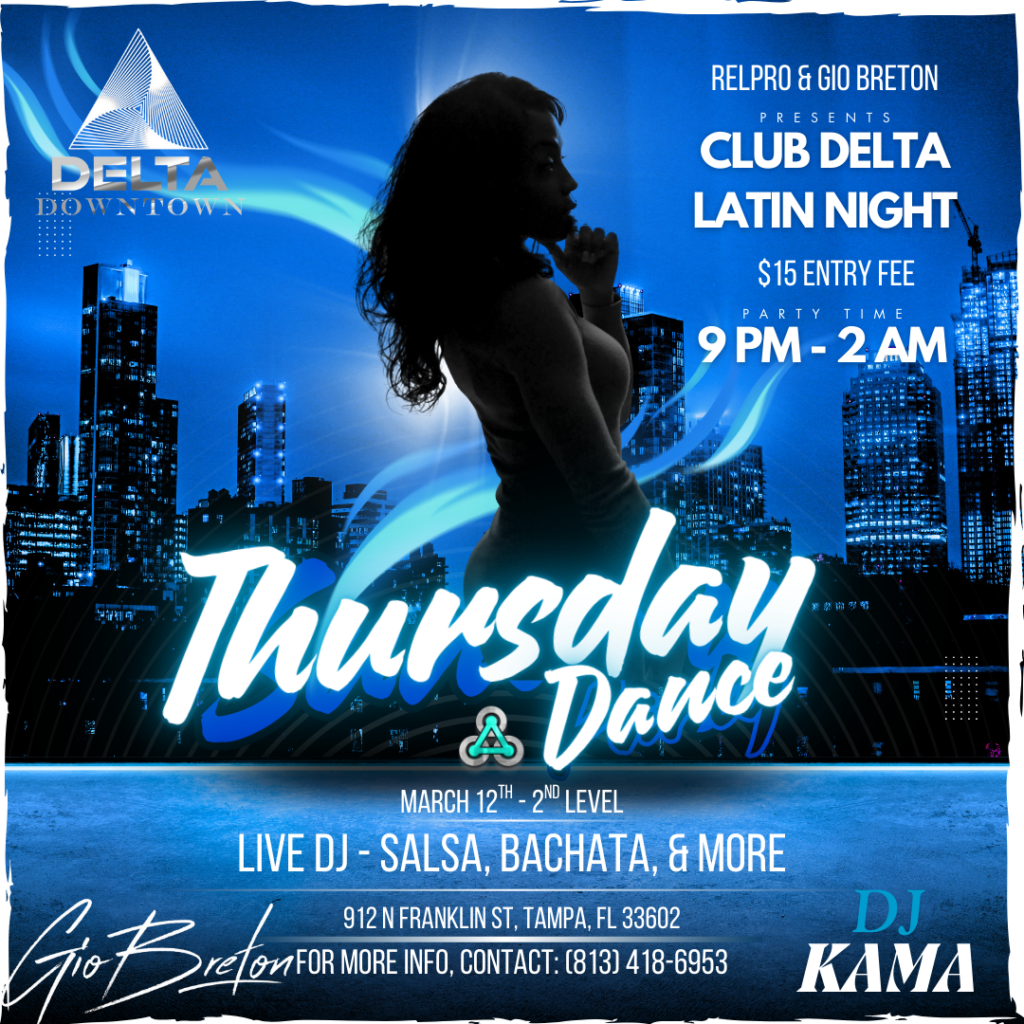 Club Delta Thursdays Dance Night! - GO Latin Dance